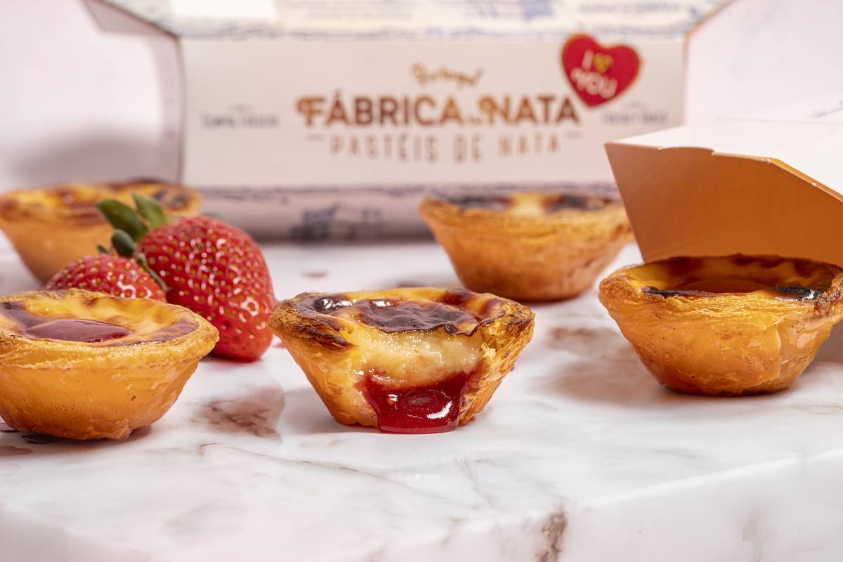 Fábrica da Nata lança pastel de nata com sabor a morango