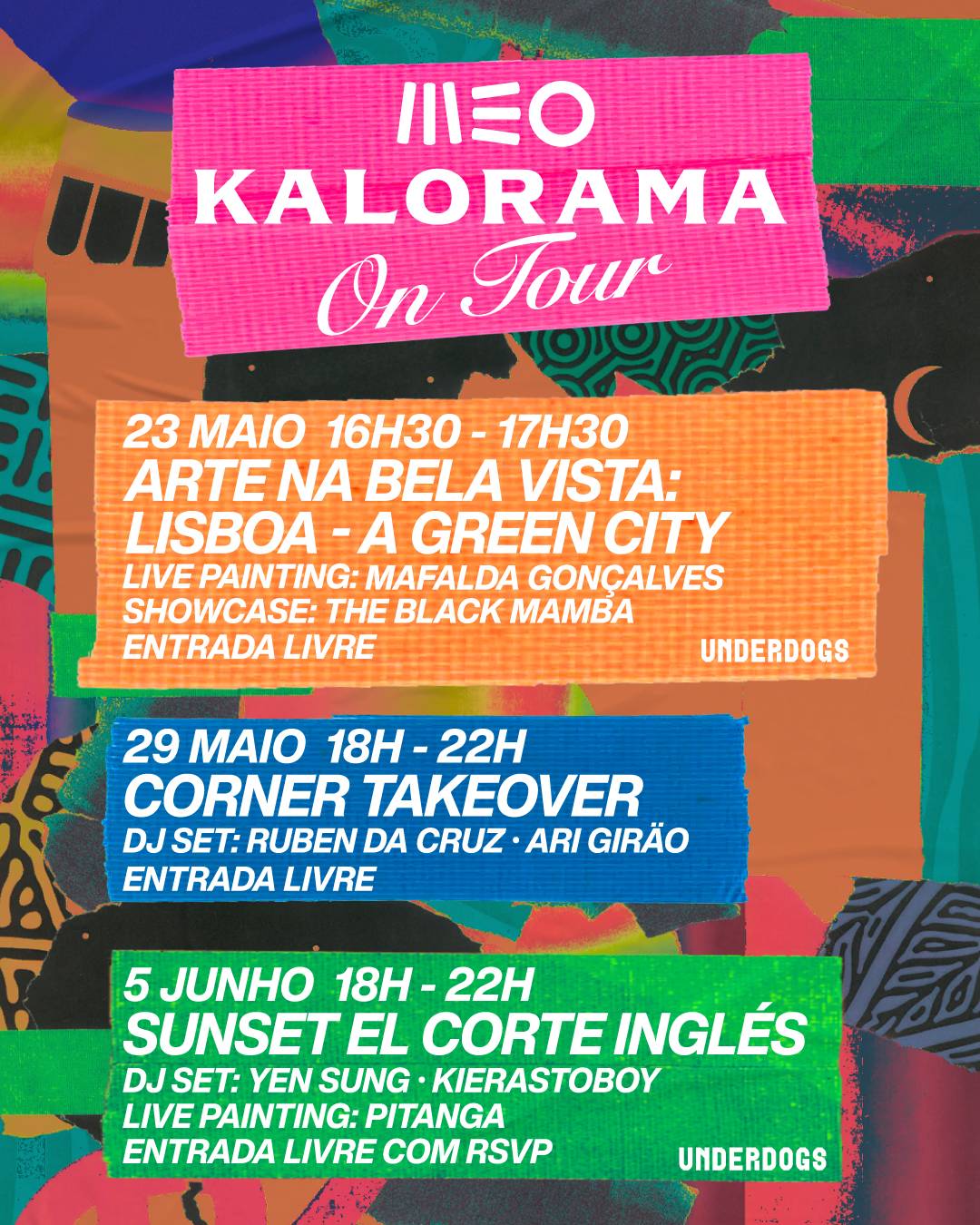 MEO KALORAMA ON TOUR: eventos gratuitos em Lisboa