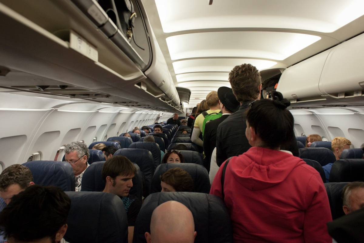 Traveling by plane standing up could be a reality. Can you?
