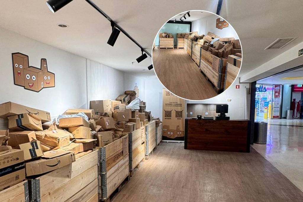 There's a new unclaimed parcels store in Lisbon, at the Spacio shopping center in Odivelas