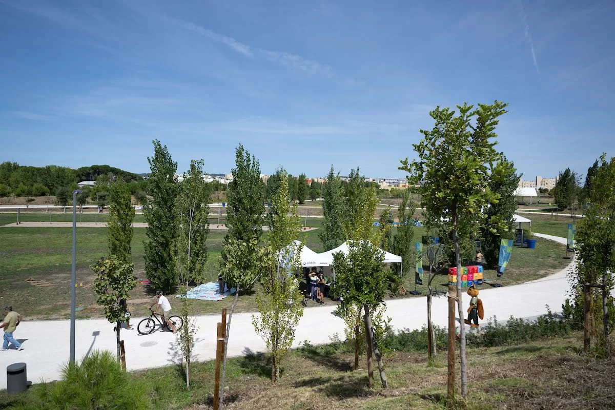 O novo parque da zona Noroeste de Lisboa já abriu: o que era um terreno ...
