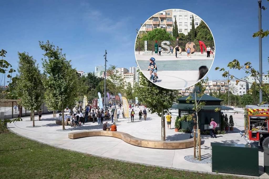 El nuevo parque del noroeste de Lisboa ya ha abierto: lo que era un ...