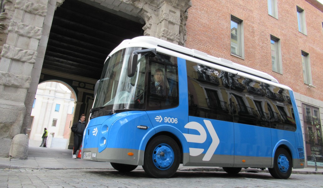 Madrid estrena una nueva flota de minibuses eléctricos