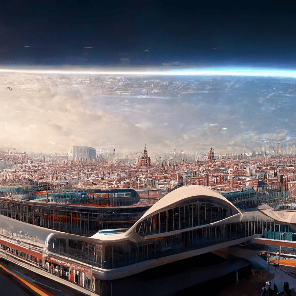 ¿Cómo sería Madrid en 2100 según una Inteligencia Artificial?