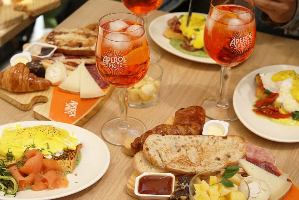 Gipsy Chef diseña el nuevo brunch de Aperol Spritzeria