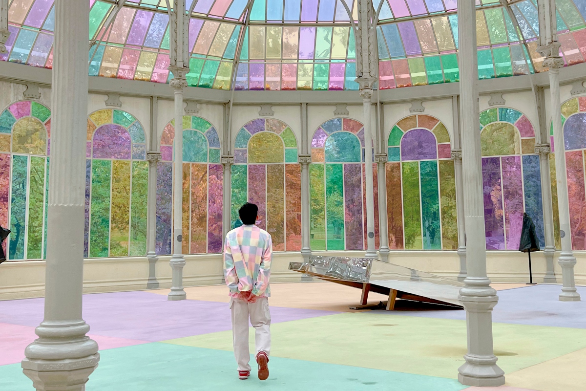 Algunos edificios de Madrid se tiñen de colores en esta exposición