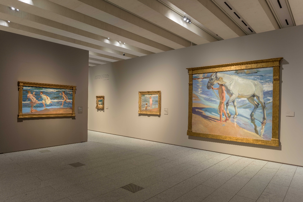 Die Werke des Sorolla-Museums in einer Ausstellung im Zentrum der Stadt