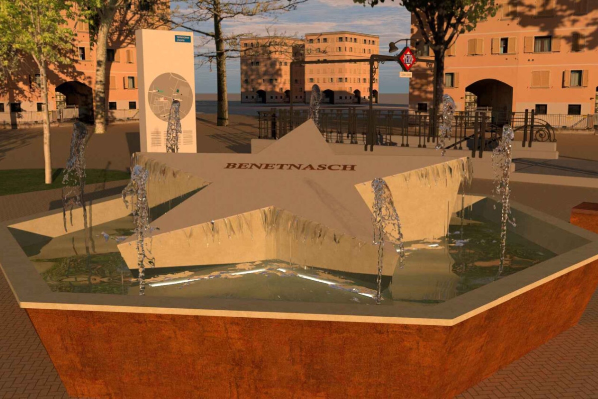 7 star-shaped fountains to form a constellation in Madrid