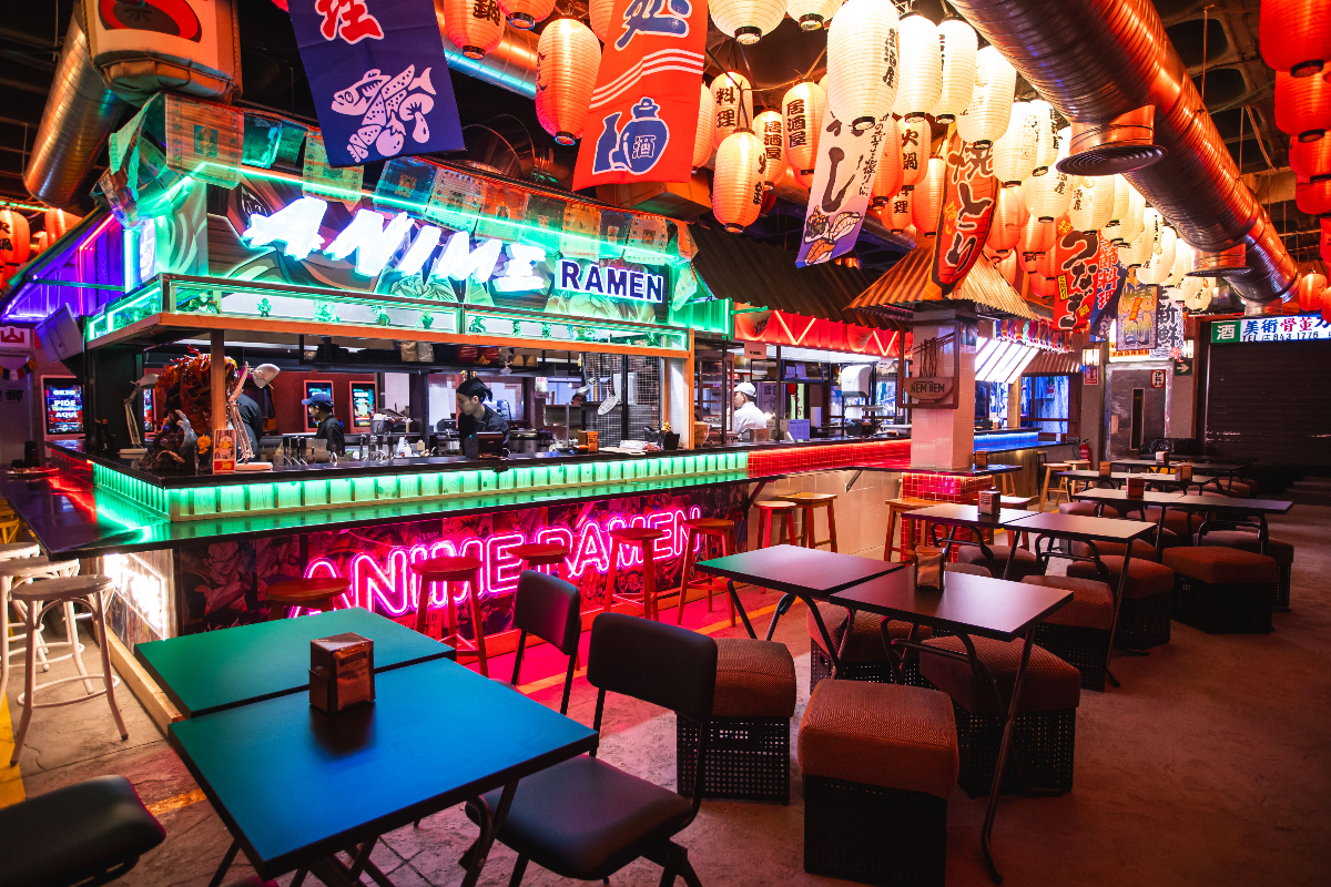 New Asian street food market in this downtown neighborhood