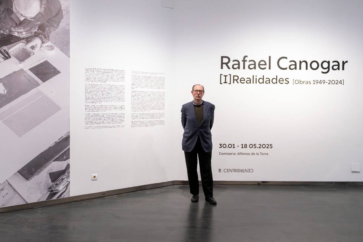 Rafael Canogar, el artista que te guía por su exposición en Cibeles