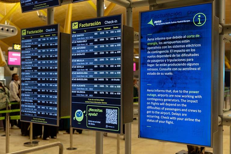 Barajas airport status: delayed flights and Aena recommendations