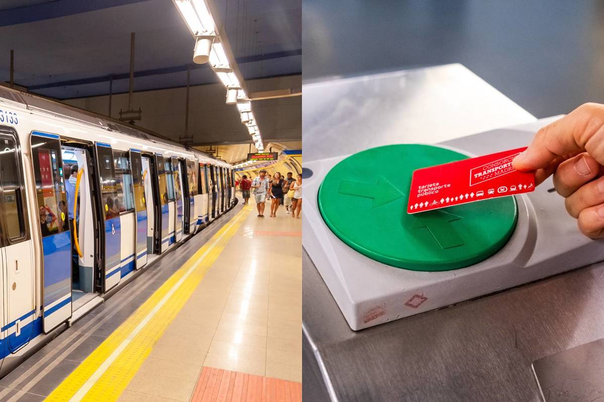 A estação de metro mais utilizada de Madrid, que regista milhões de ...