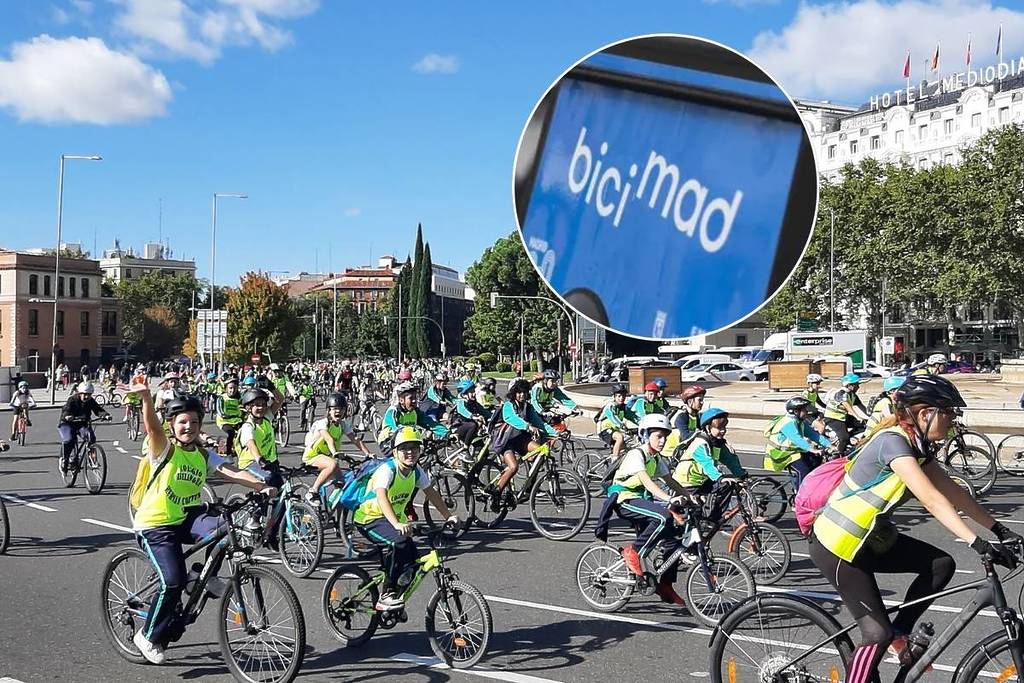 Un día de Bicimad gratis y el Día sin Coches transforman el centro: la Semana de la Movilidad ...