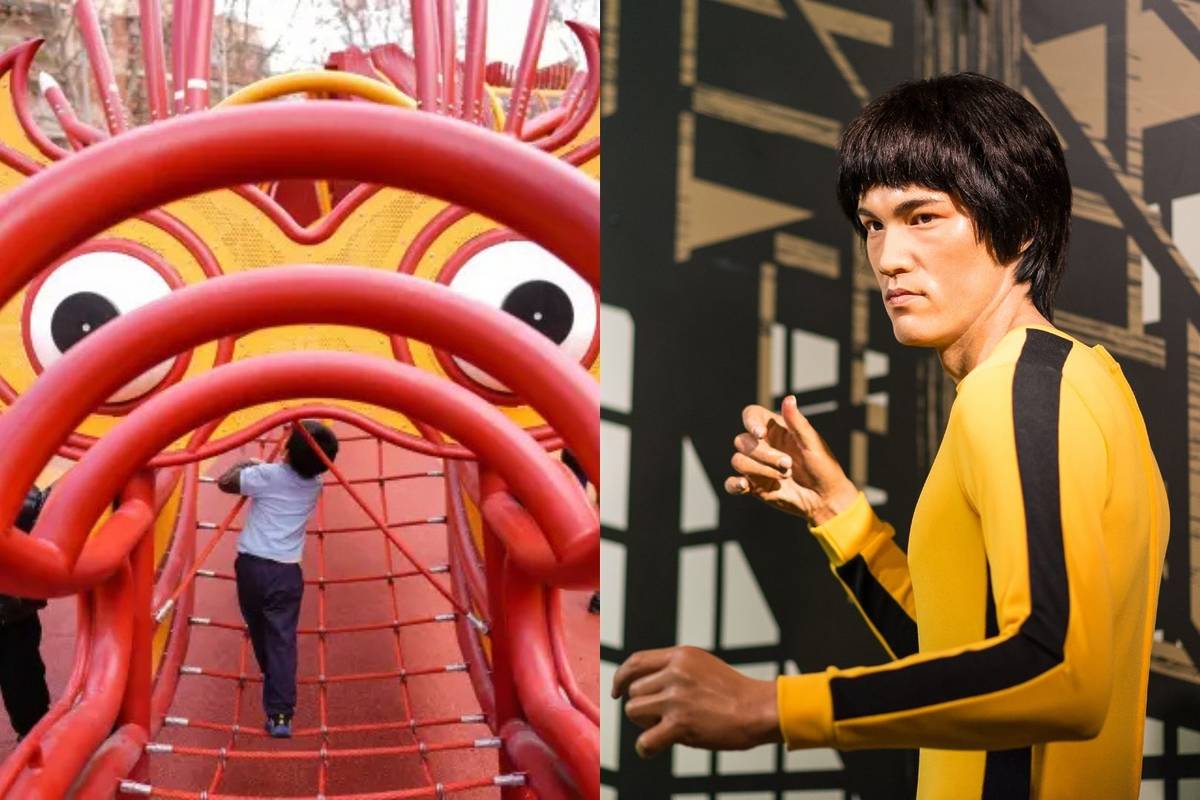 Um dragão gigante e frases de Bruce Lee: o novo passeio de Usera ...