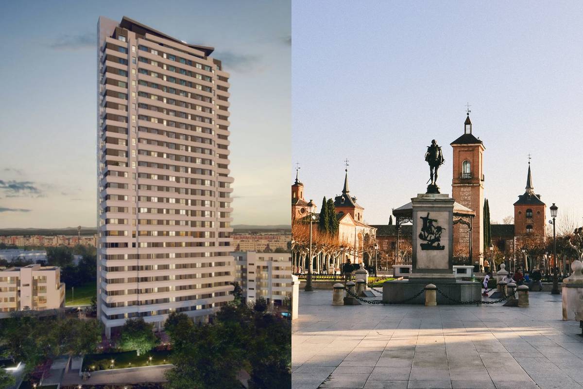 Uma torre de 28 andares vai mudar o horizonte de Alcalá de Henares ...