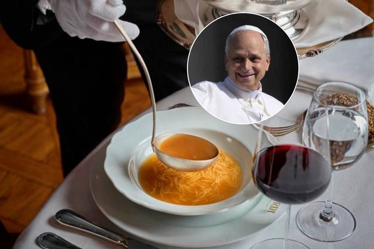 Der Papst wählte ein fast 200 Jahre altes Restaurant und verzichtete ...