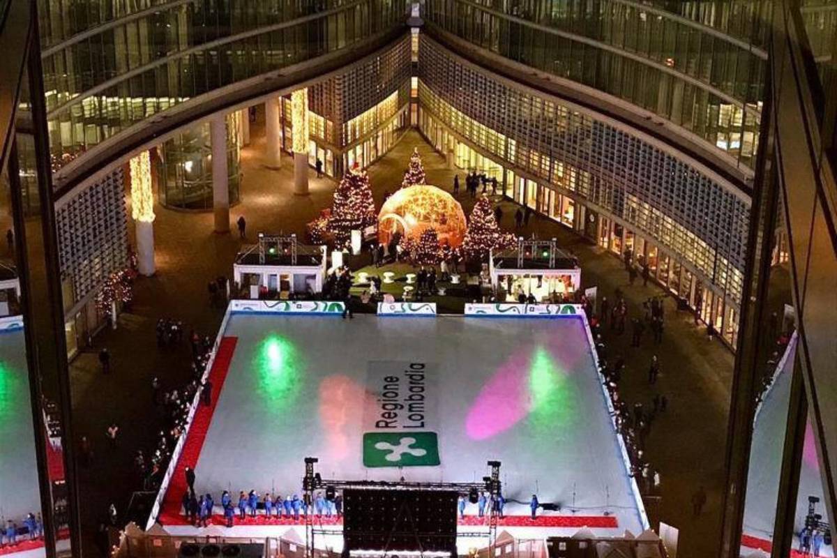 Milan's largest indoor skating rink reopens: it is 600 square meters in ...