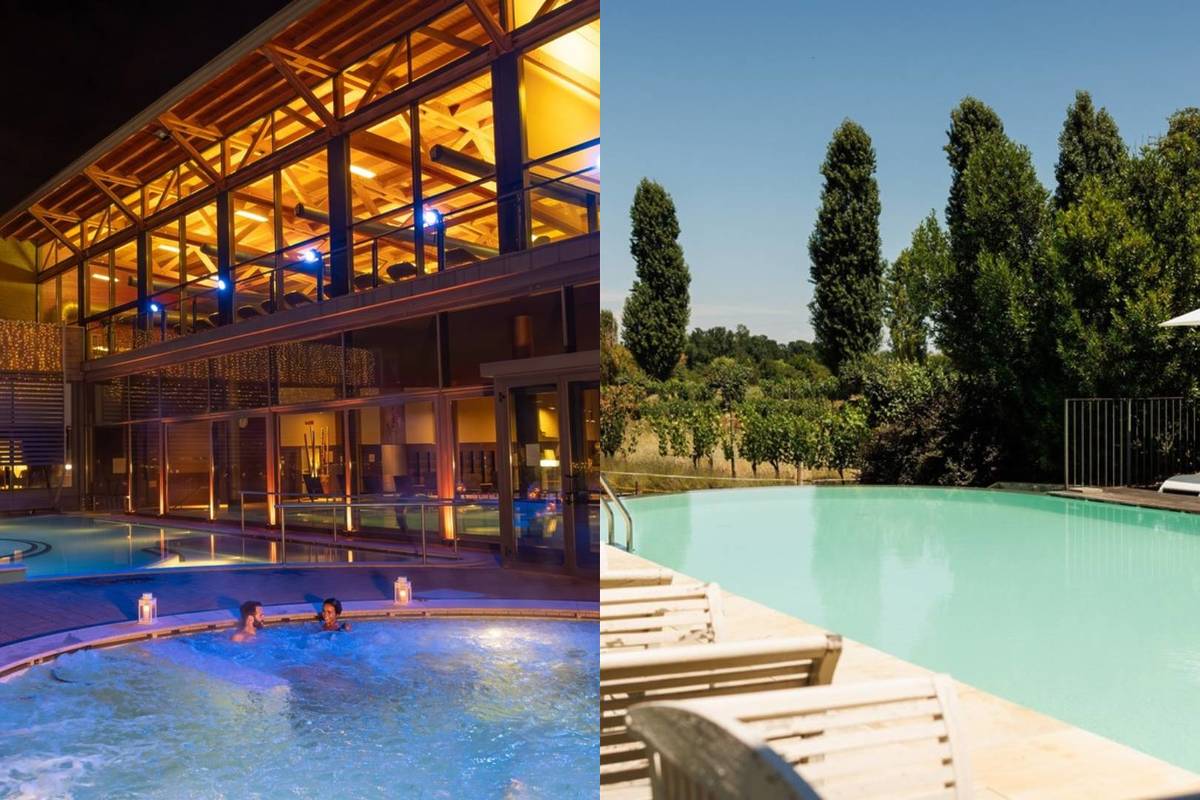 A soli 60 minuti da Milano esistono due oasi di relax con piscine ...
