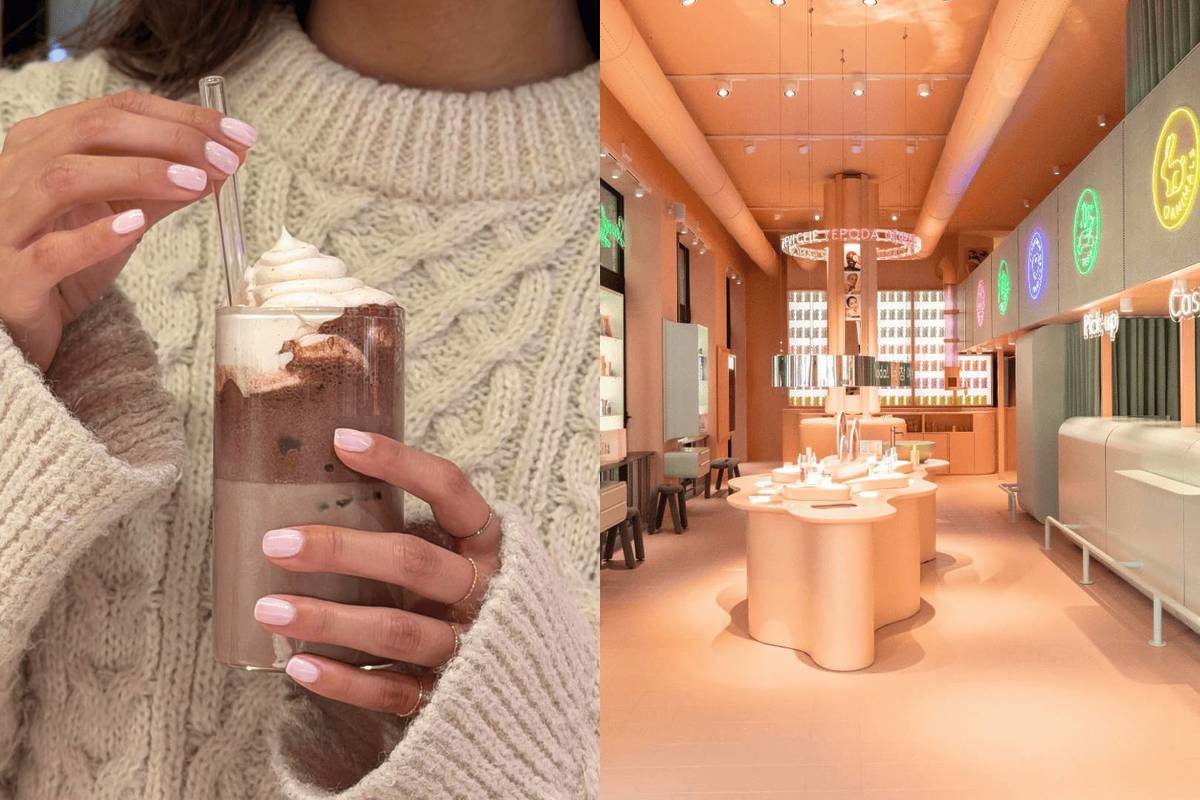 The world's first café of a famous beauty brand has opened in Milan: a ...