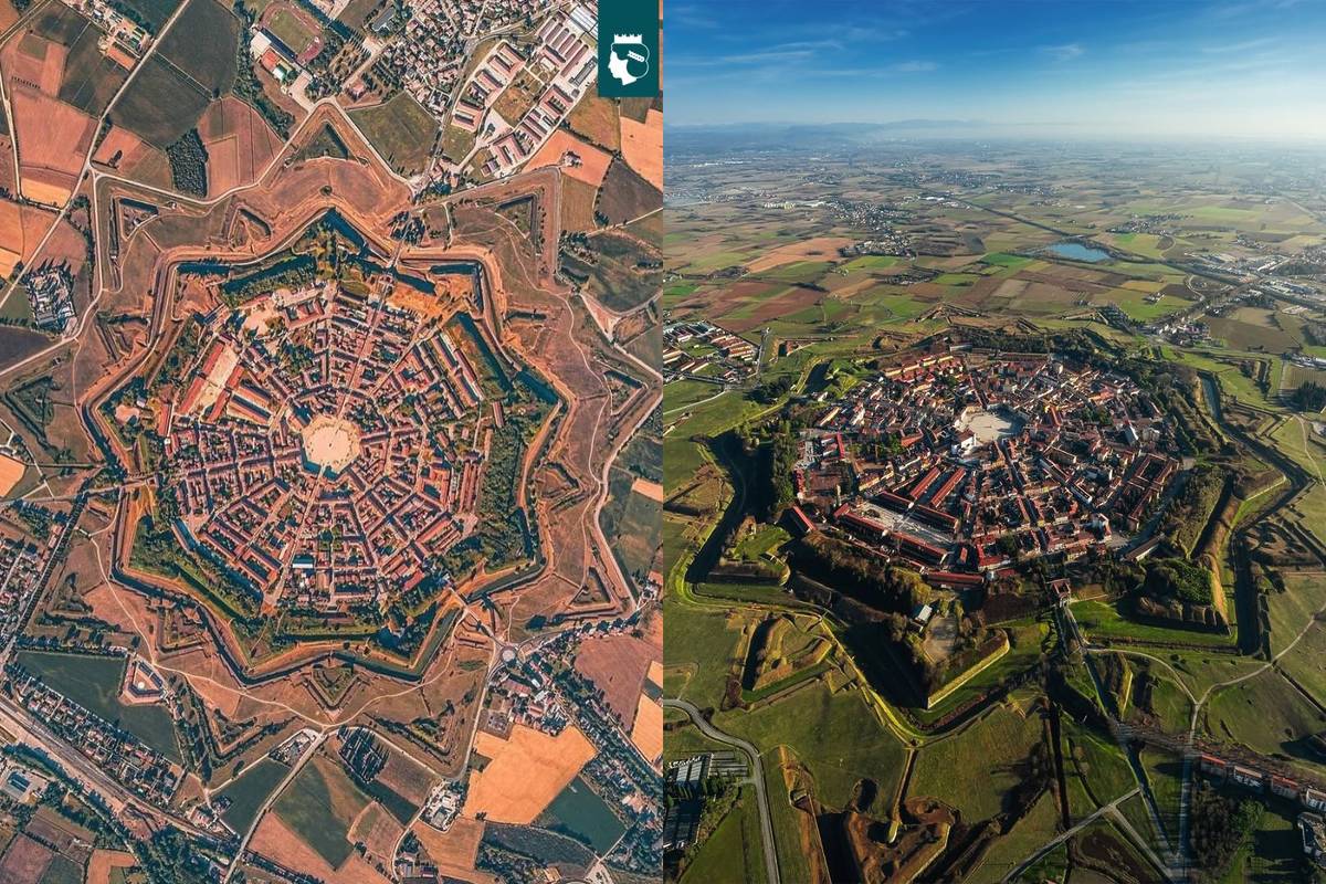 The "perfect" city: star-shaped and a UNESCO World Heritage Site