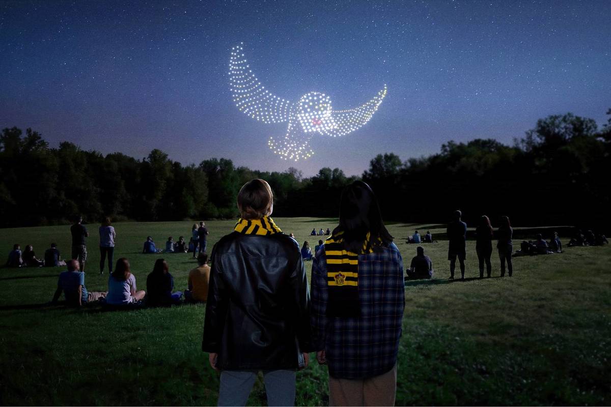 Sei pronta Milano? Sta arrivando DroneArt Show Harry Potter™ con 1200 ...