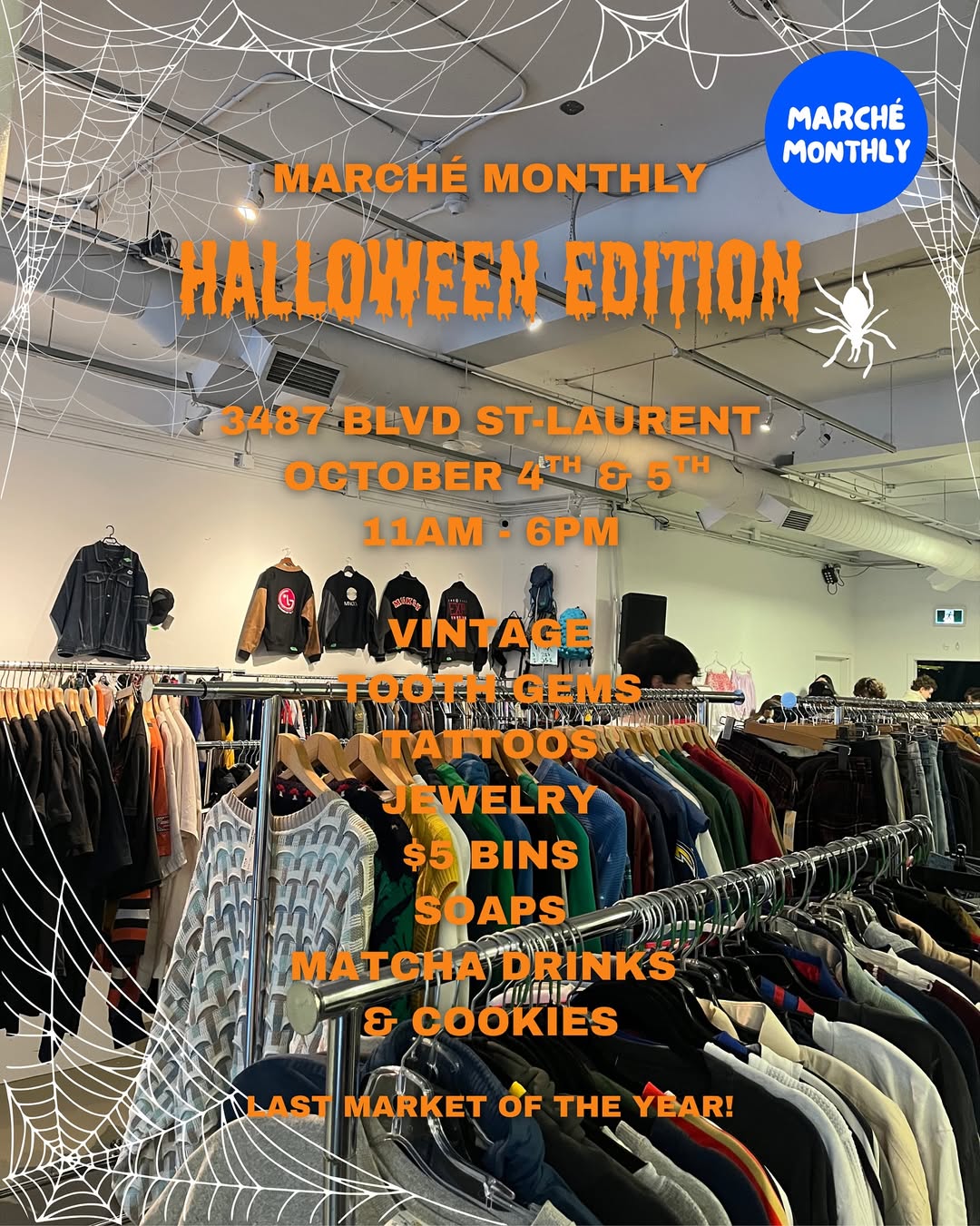 Calendar of all fall markets and mini-markets in Montreal