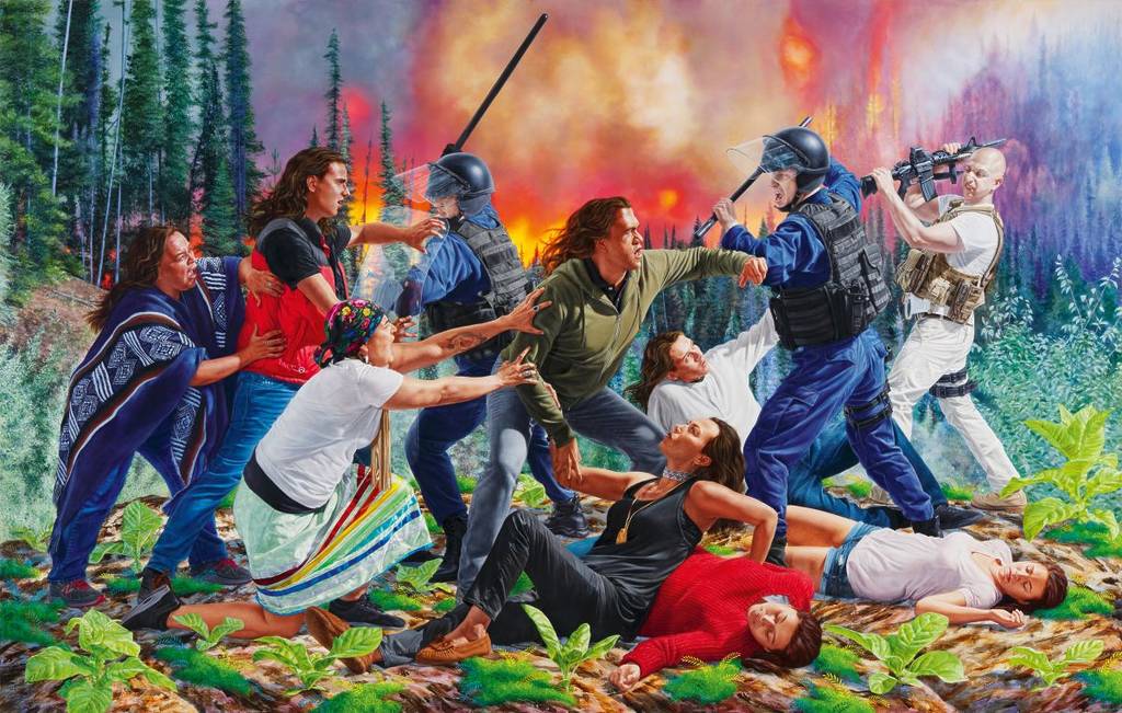 Kent Monkman: History is portrayed by the victors - at the Montreal ...