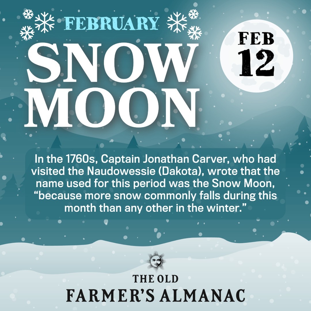 Snow Moon - the moon will be full above Montreal on February 1.