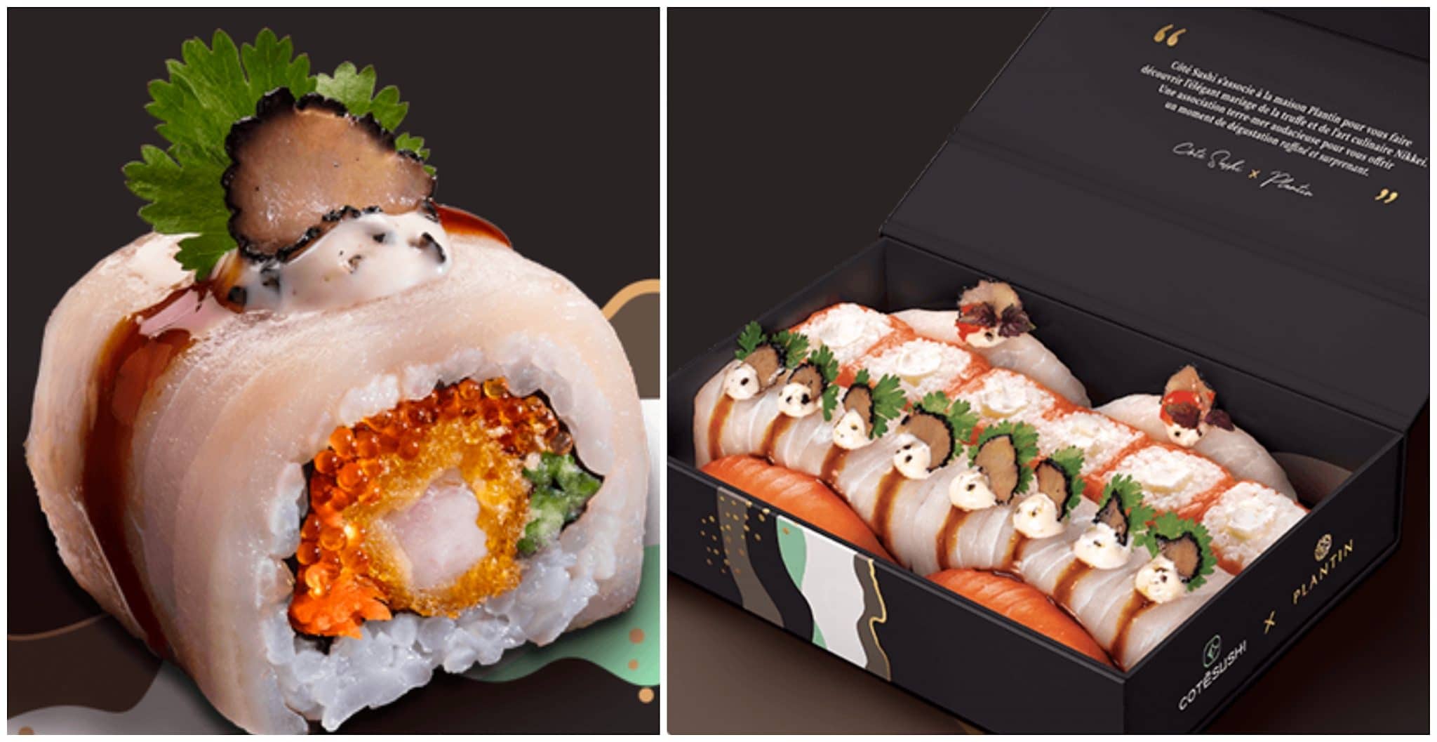 Noël : Côté Sushi lance ses sushis à la TRUFFE en édition limitée