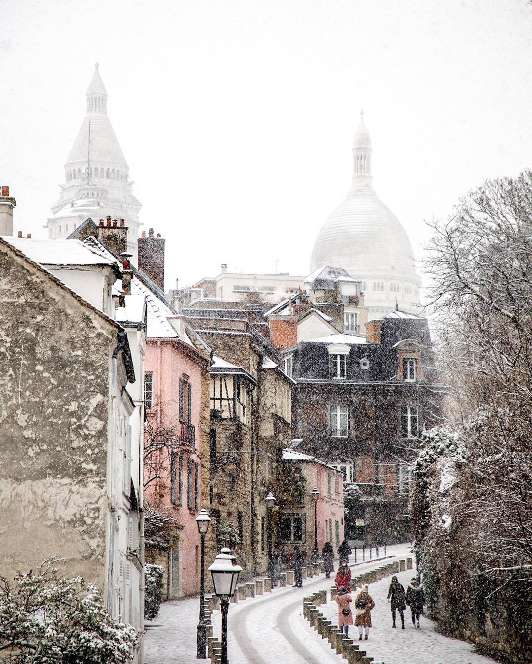 Les plus belles photos de la neige à Paris ce samedi 16 janvier 2021