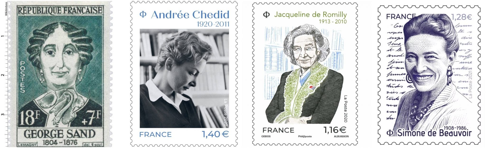 La Poste : un timbre à l’effigie de Simone de Beauvoir va sortir le 8 ...