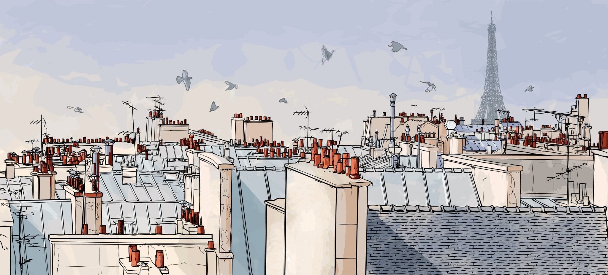 Paris : découvrez l'histoire des toits de la capitale