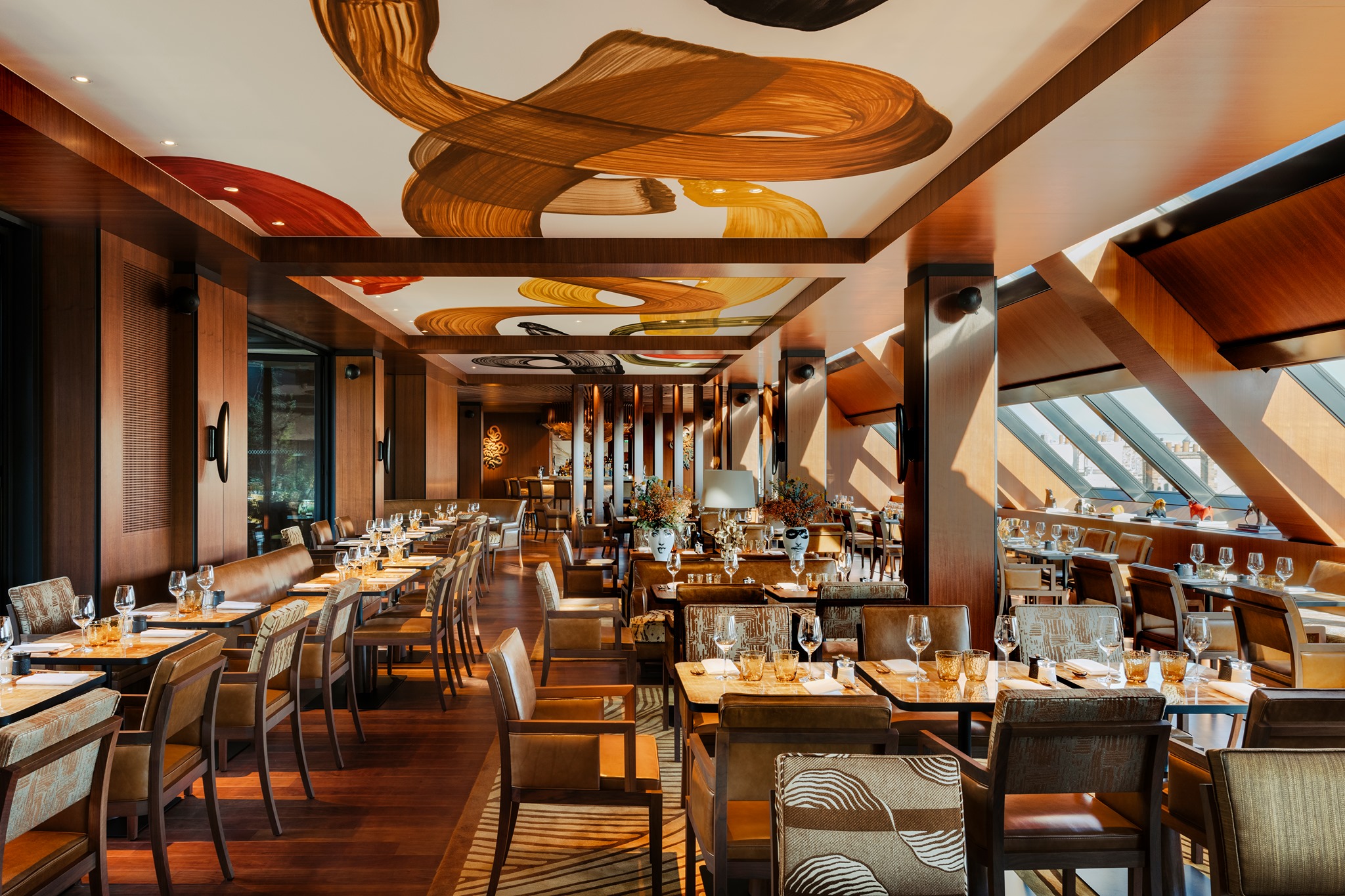 La Plume, le splendide restaurant panoramique de l'Hôtel Madame Rêve