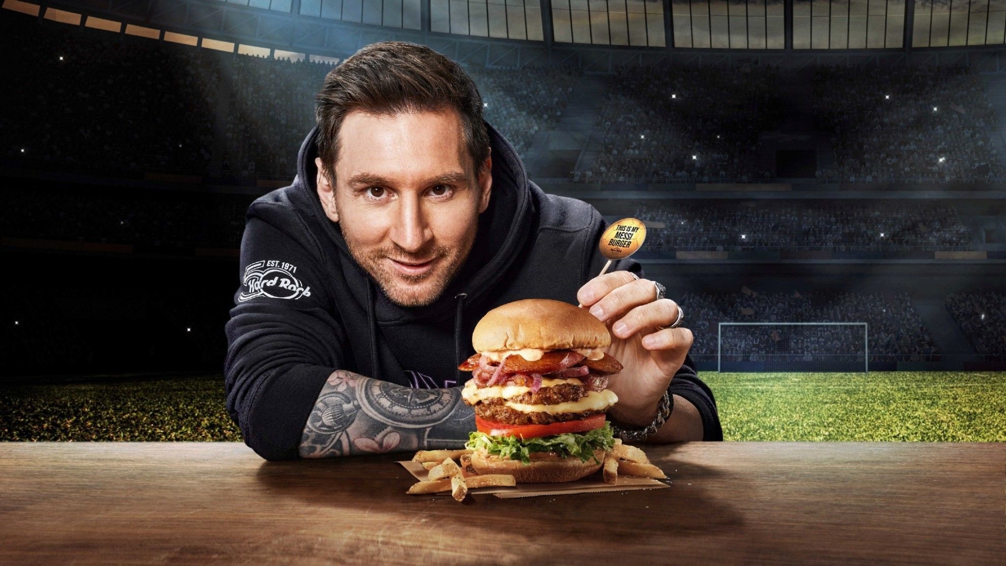 Hard Rock Cafe Lance Un Burger En dition Limit e Avec Lionel Messi Hard Rock Cafe Lance Un Burger En dition Limit e Avec Lionel Messi
