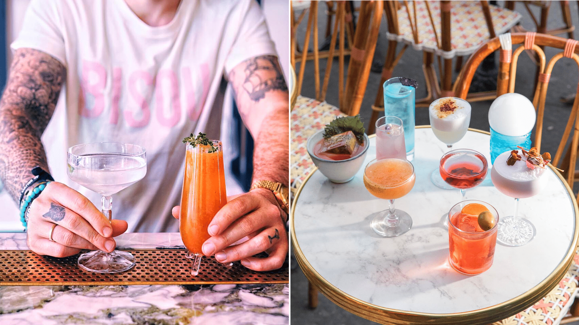 Bisou : le Bar à cocktails personnalisés le plus fun, créatif et coloré ...