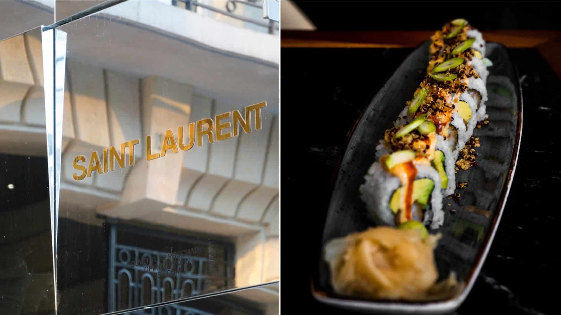 Sushi Park : Saint Laurent ouvre un restaurant éphémère pour la Fashion ...