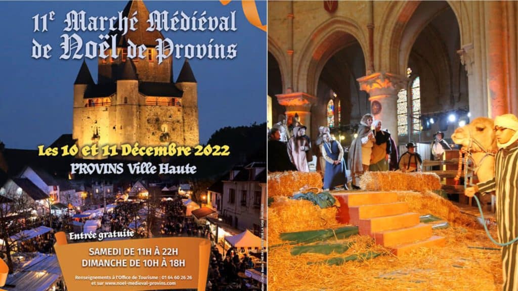 marché de Noël médiéval prend place à Provins