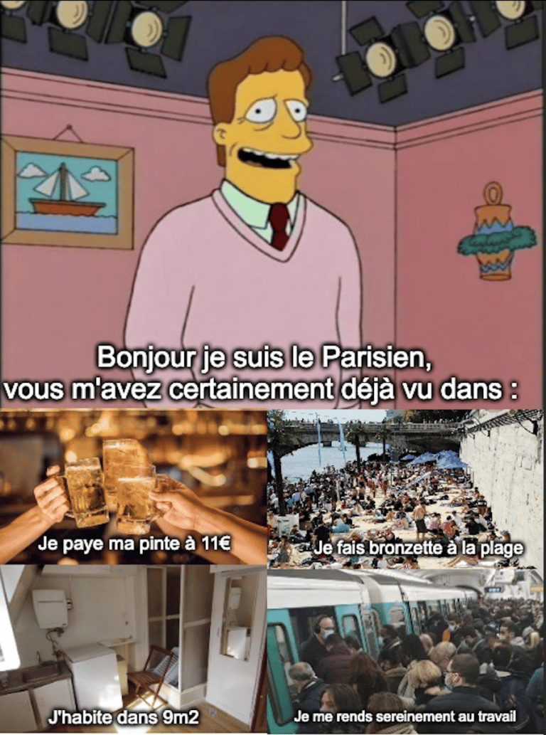 10 memes sur Paris qui nous ont bien fait rire cette année