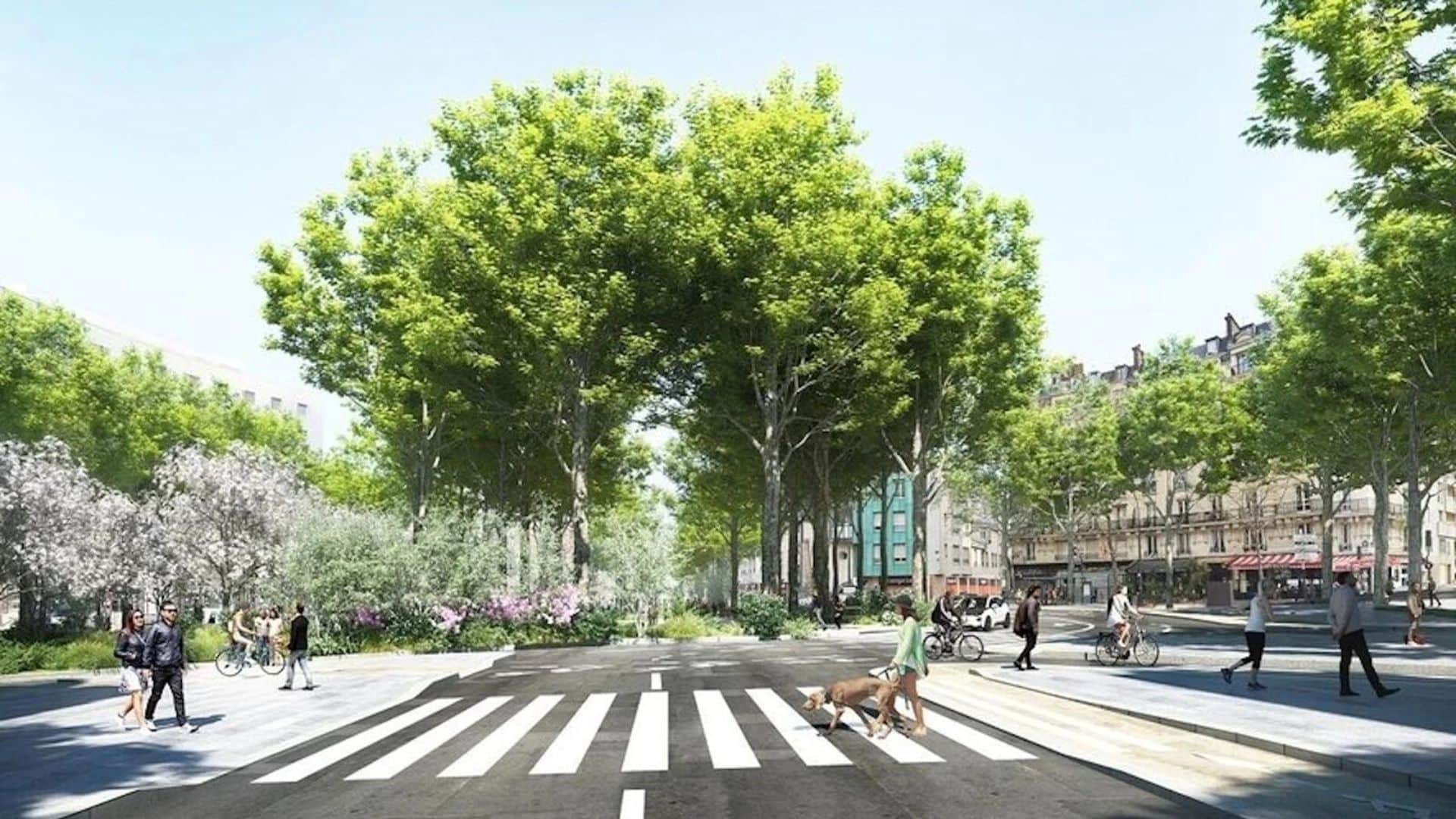 La place du Colonel-Fabien bientôt transformée en forêt urbaine - Paris ...
