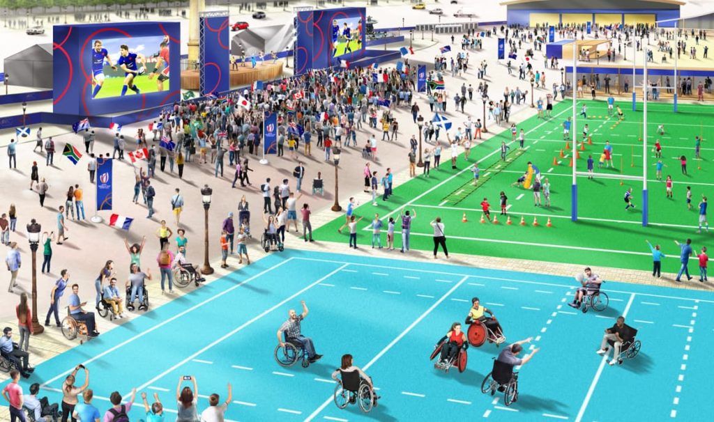 Village Rugby : une immense fanzone sera déployée place de la Concorde ...