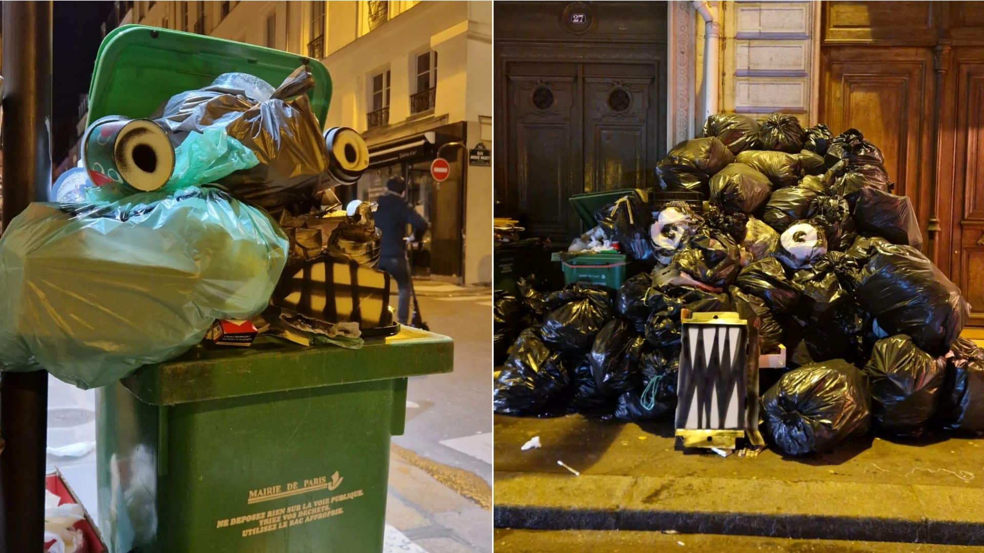 Insolite : un artiste parisien transforme les amas de poubelles en ...