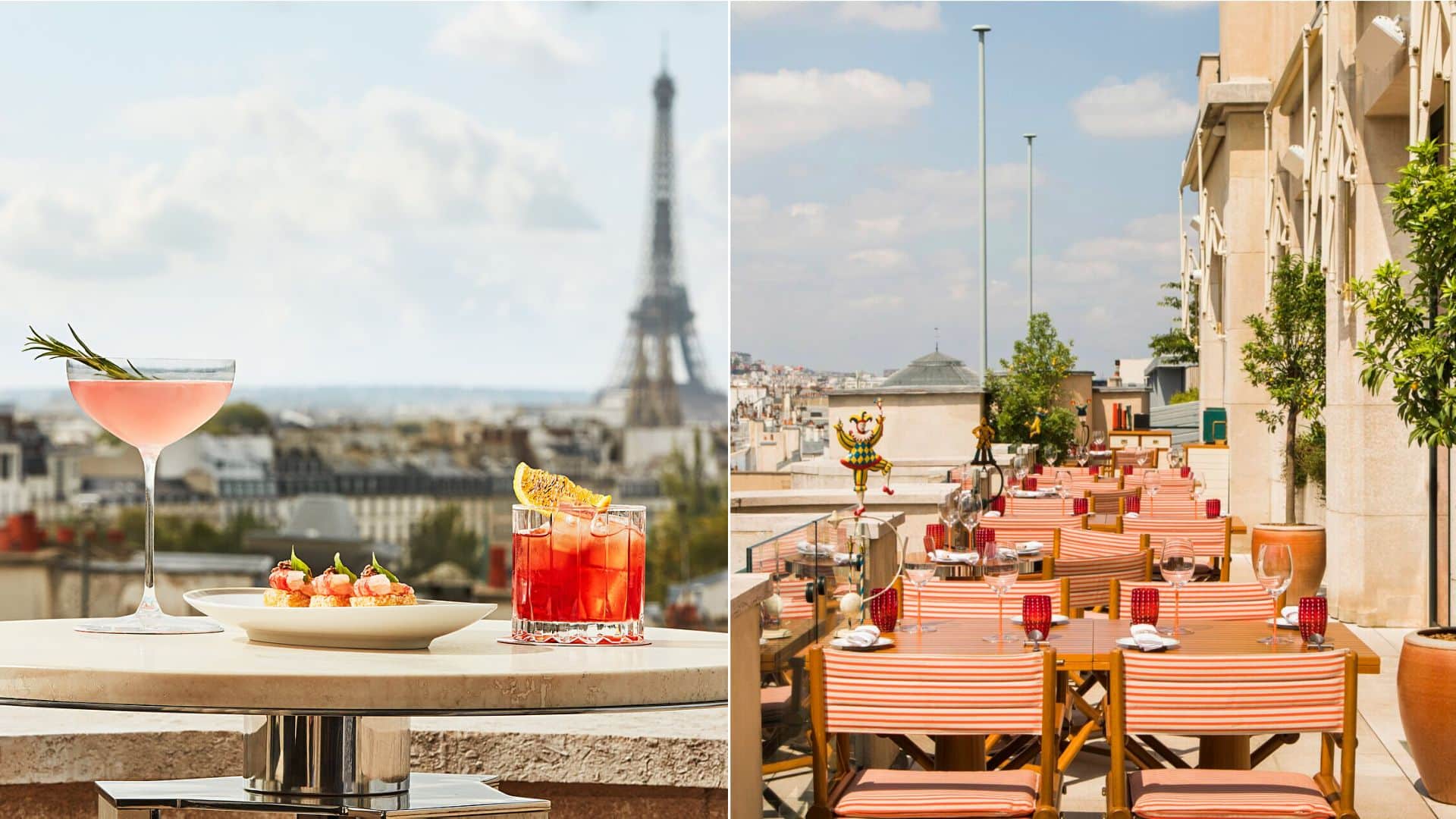 13 beautiful rooftop restaurants for lunch and dinner in Paris