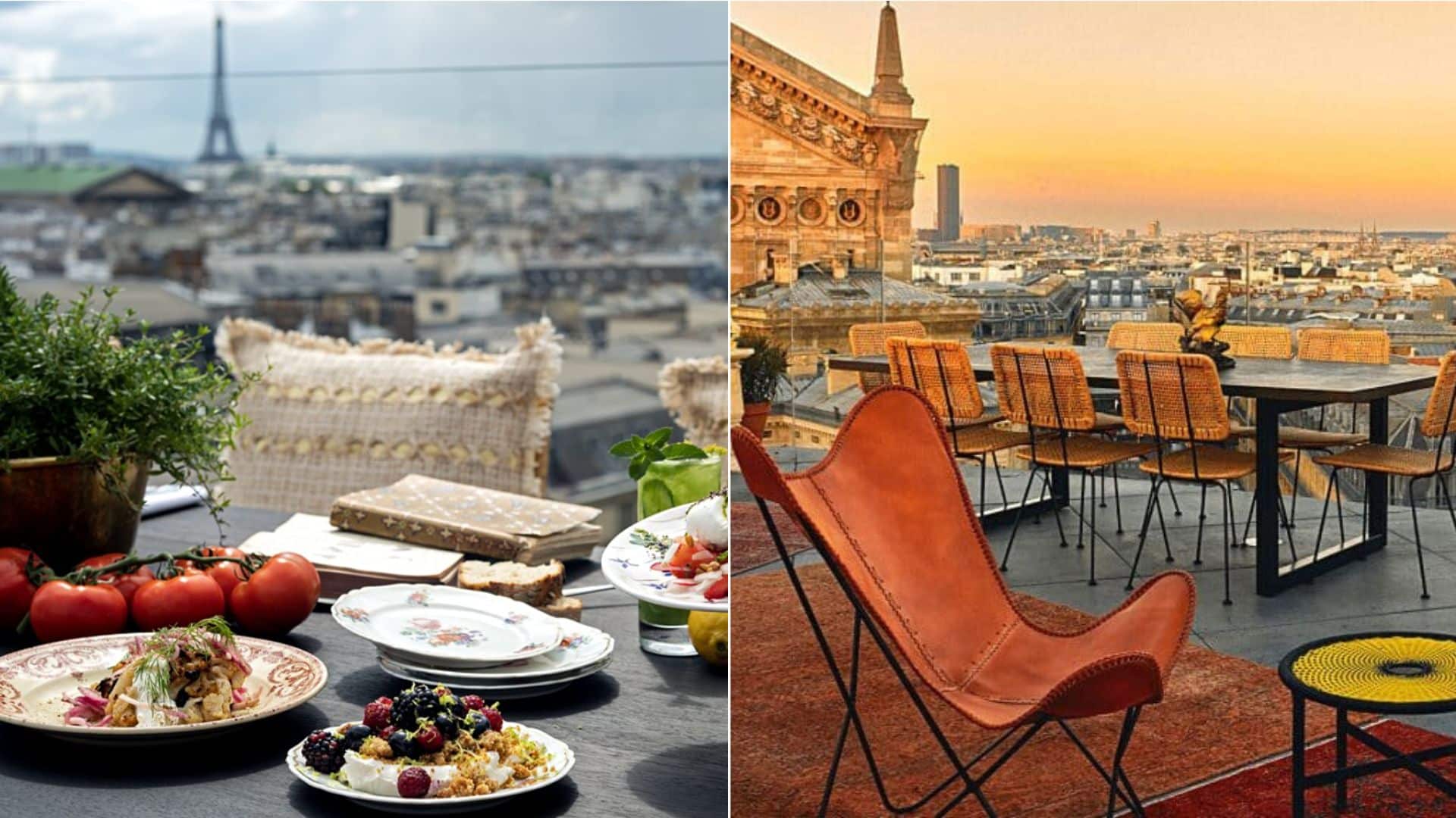 13 beautiful rooftop restaurants for lunch and dinner in Paris