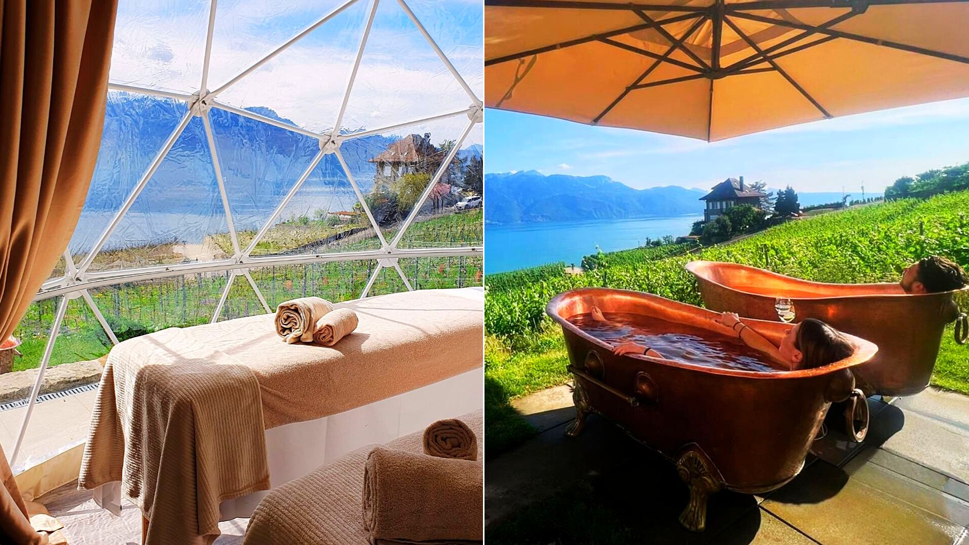 Vinothérapie : prenez un bain face aux vignes, en buvant du vin