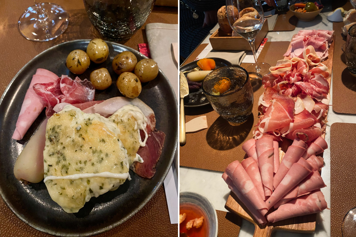 Raclette à volonté délicieuse à l'hôtel du Cinq Codet