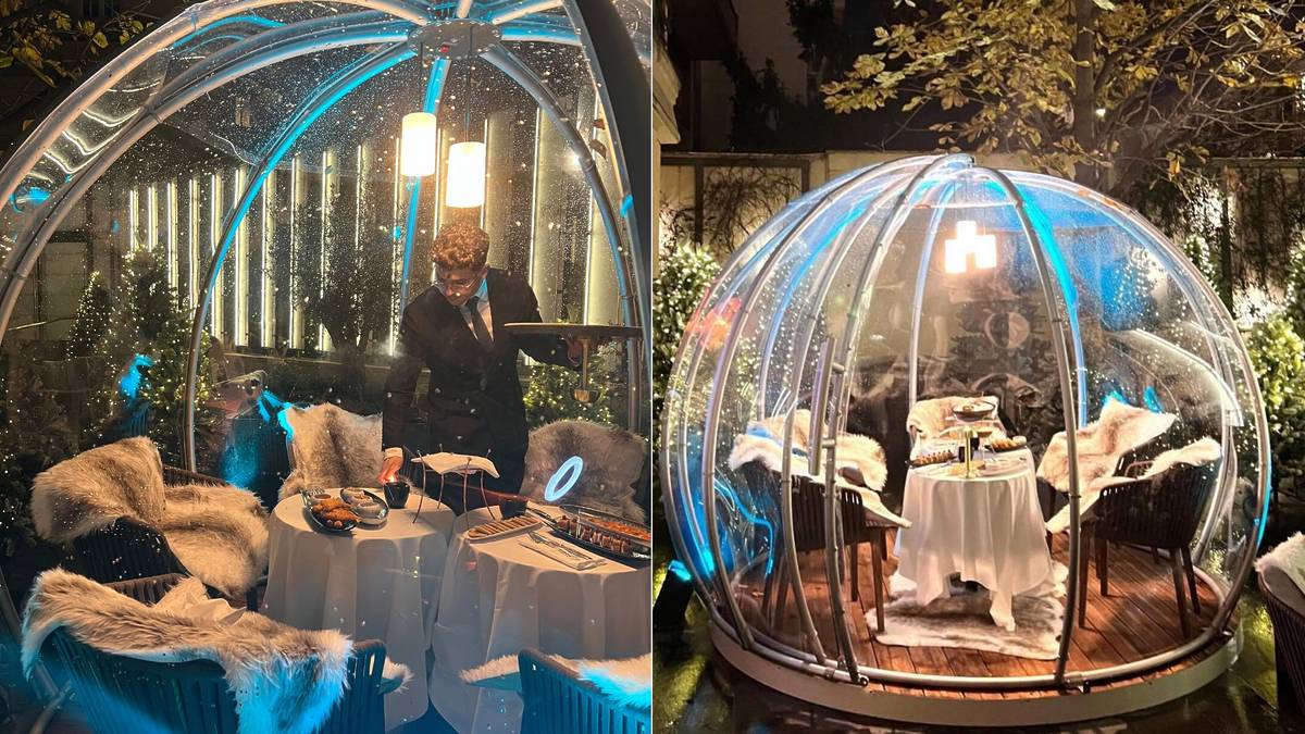 La bulle transparente de l'Hôtel du Collectionneur, un écrin féérique