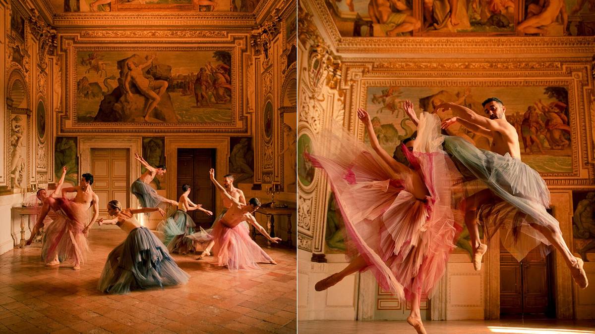 DIOR habille les danseurs de l'Opéra de Rome pour 3 shows