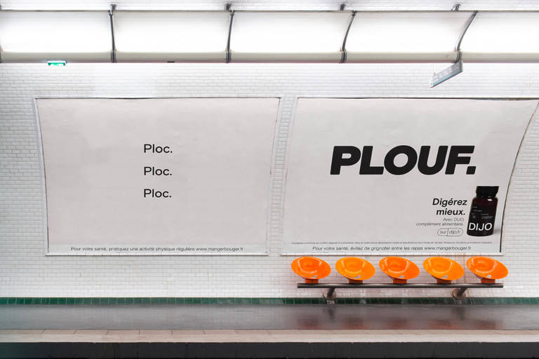 Voici la campagne d'affichage métro la plus merdique de Paris