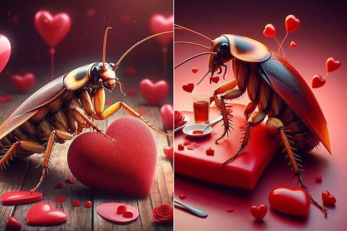 Insolite Valentine's Day: give your ex's name to a cockroach