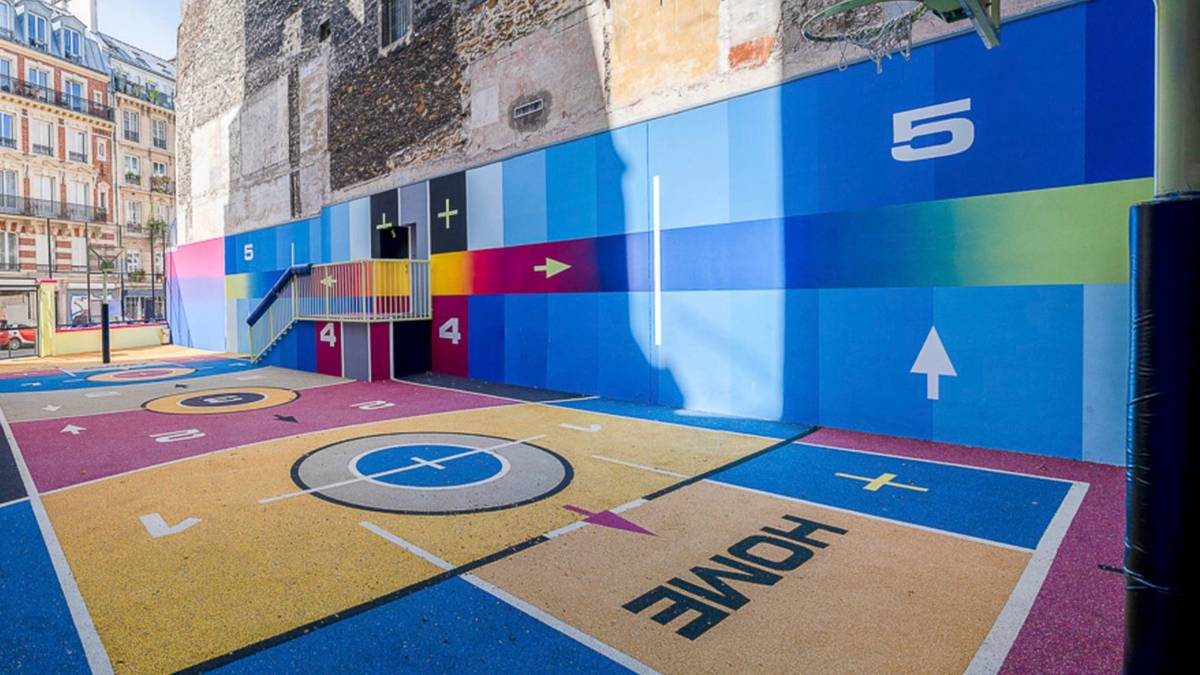 The Coolest Basketball Court In Paris
